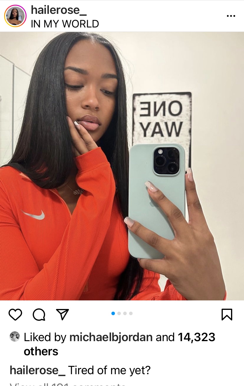 Michael B. Jordan Caught Liking Michael Rainey Jr. Girlfriend Haile ...