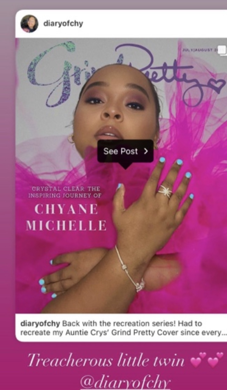 “Sistas” & “Zatima” Star Crystal Post Fan Who Recreated Her Magazine ...