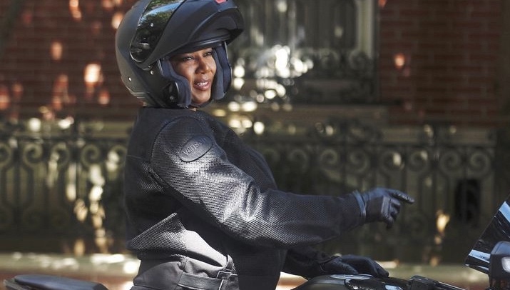 CBS’s “The Equalizer” Star Queen Latifah Poses On Motorcycle For Season ...