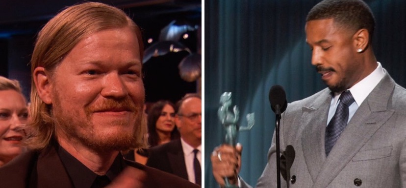 Jesse Plemons Cheers on Michael B. Jordan’s Big Win at the Awards – A ...